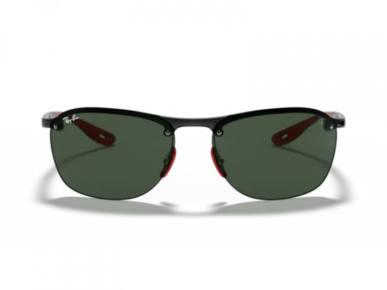 Ray Ban RB4302 Negro Pulido Verde G15 Colección Scuderia Ferrari ...