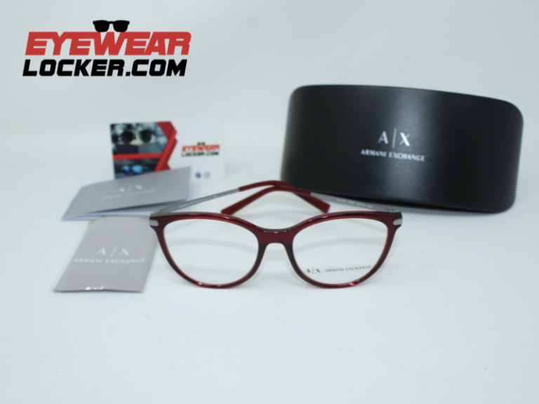 Armani Exchange AX3078 Rojo Transparente – EyewearLocker