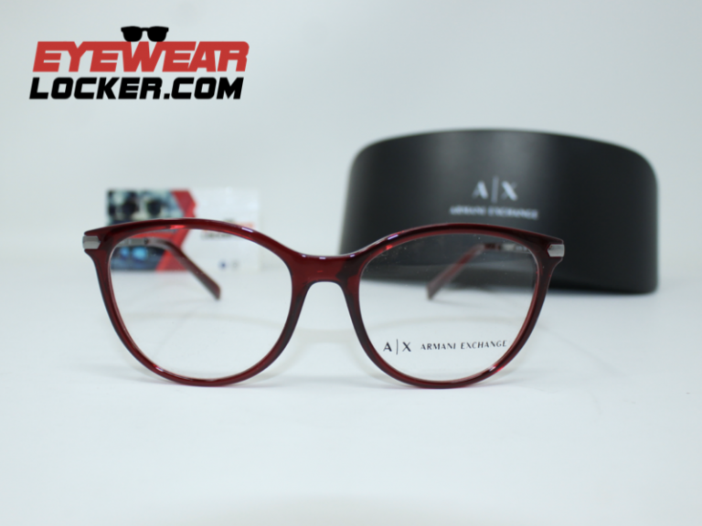 Armani Exchange AX3078 Rojo Transparente – EyewearLocker