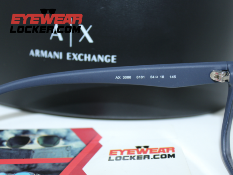 Armani Exchange AX3086 Matte Blue – EyewearLocker