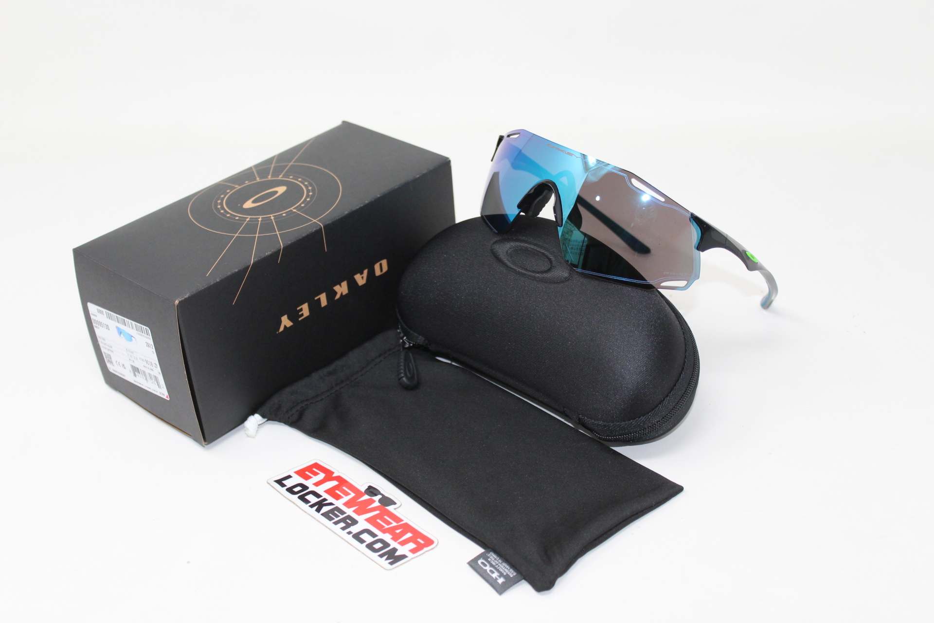 Oakley Cybr Dyno Polished Black Prizm Sapphire – EyewearLocker